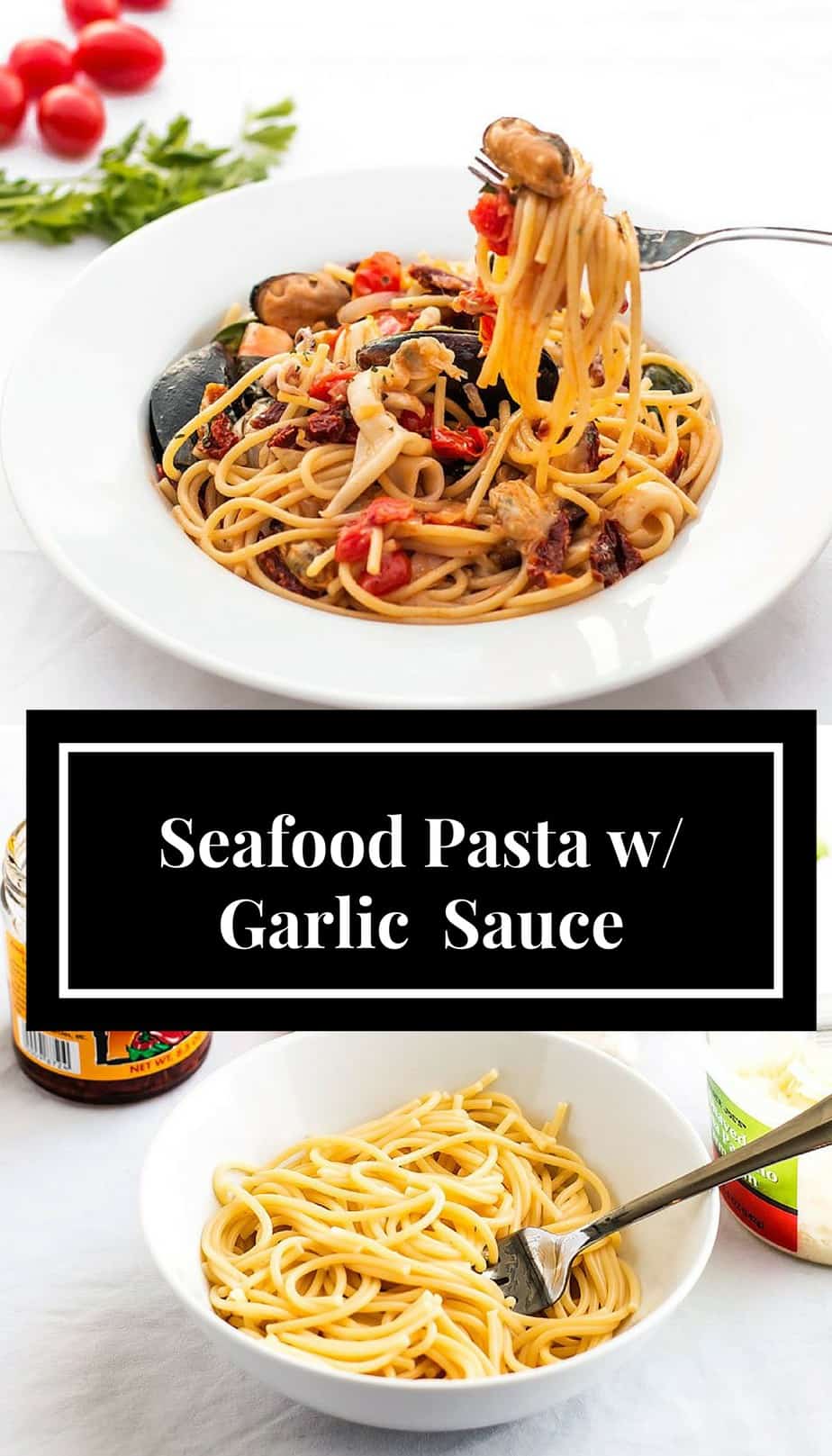 Seafood Pasta with Garlic and Sun-Dried Tomatoes - Posh Journal