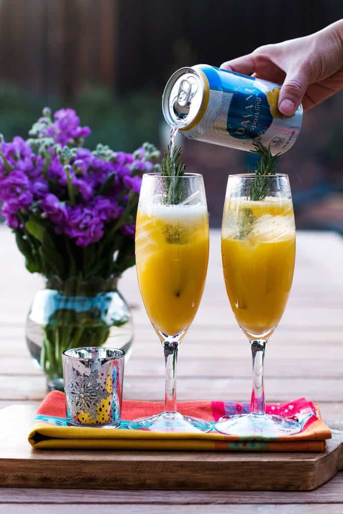 Sparkling Mango Orange Lemon Drink - Posh Journal