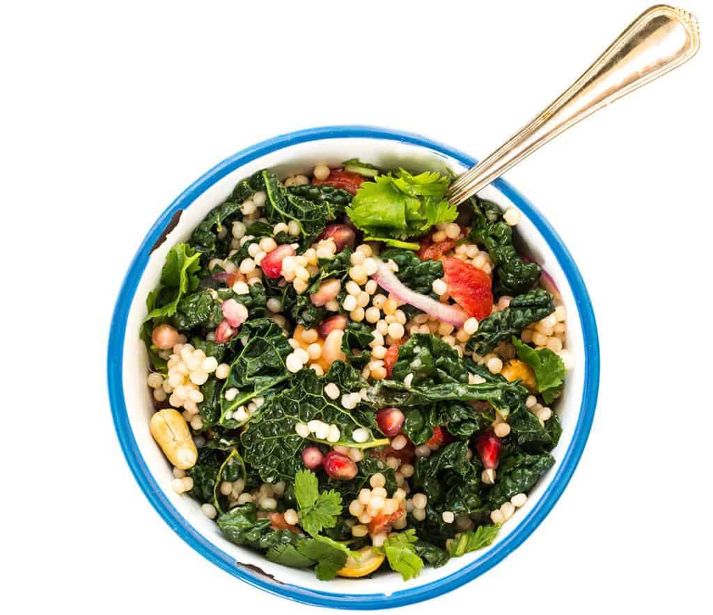 Warm Couscous Kale Salad - Posh Journal
