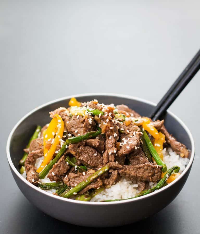 Honey Ginger Sesame Beef Stir Fry - Posh Journal
