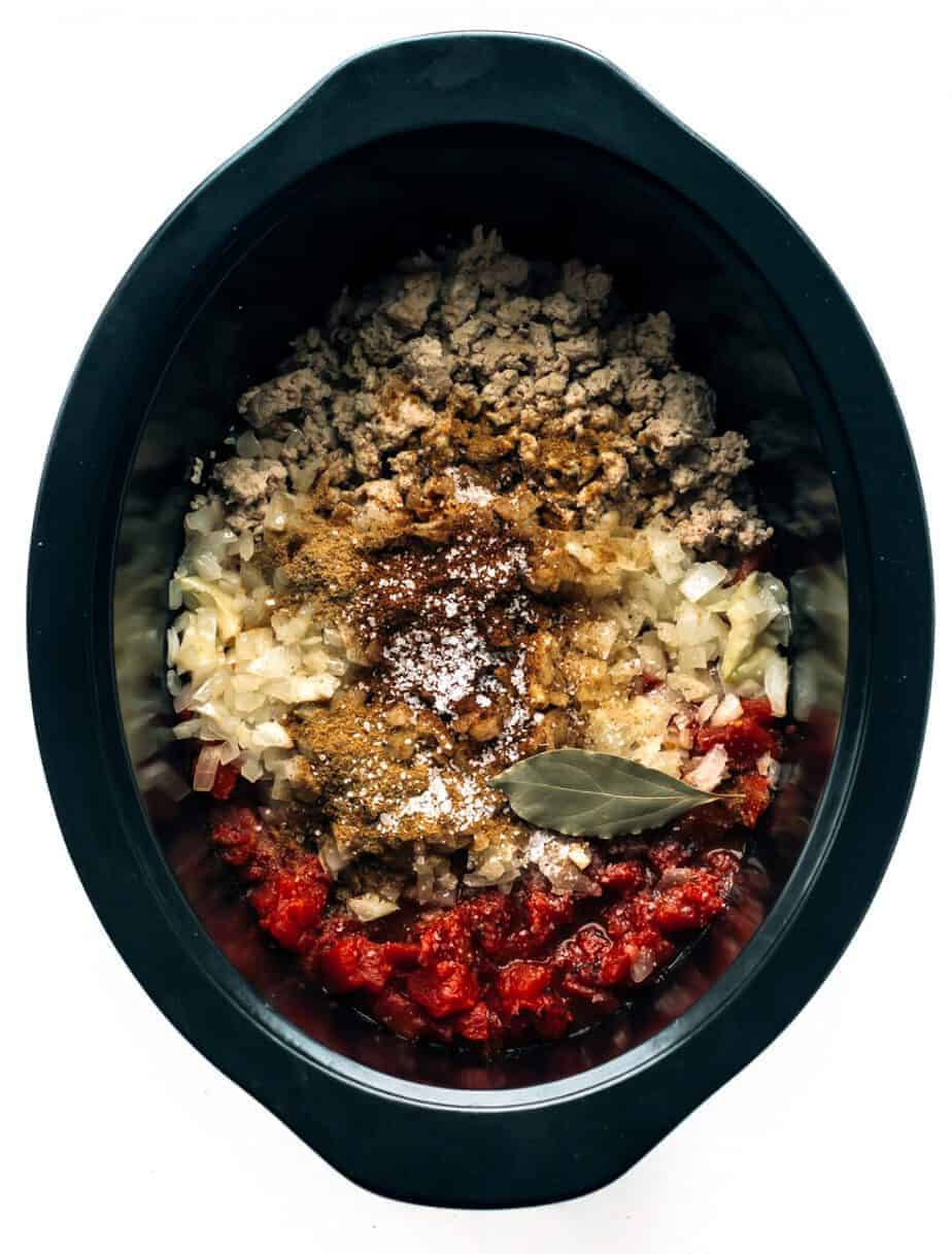 Slow Cooker Ground Turkey with Veggies and Southwest Spice Blend - Posh ...