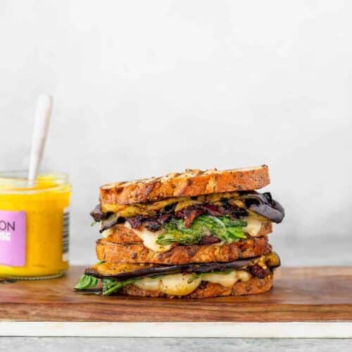 Eggplant Panini with Balsamic Sun-Dried Tomatoes - Posh Journal