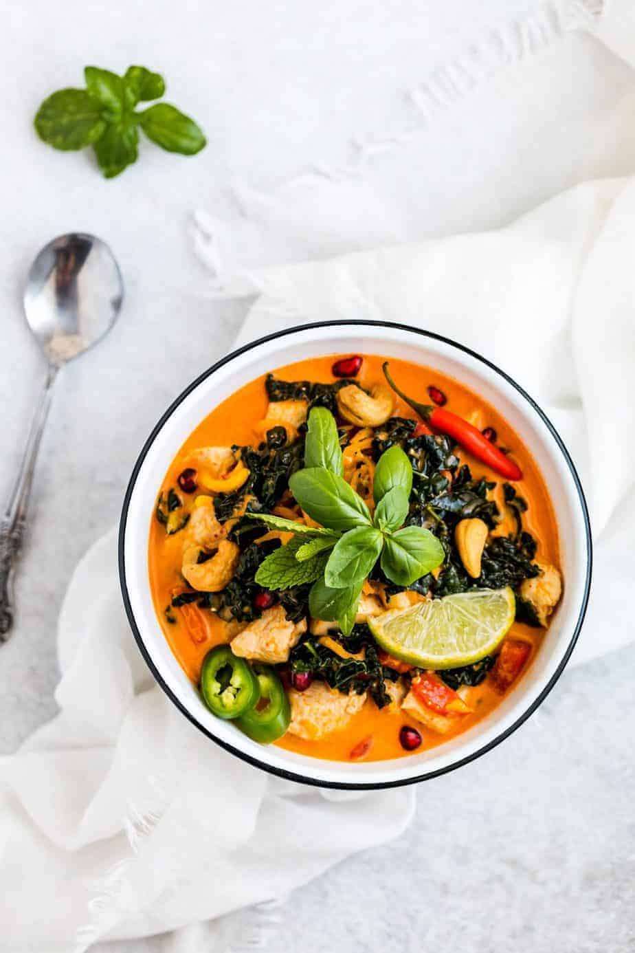 Thai Red Curry Chicken with Fall Vegetables – Posh Journal