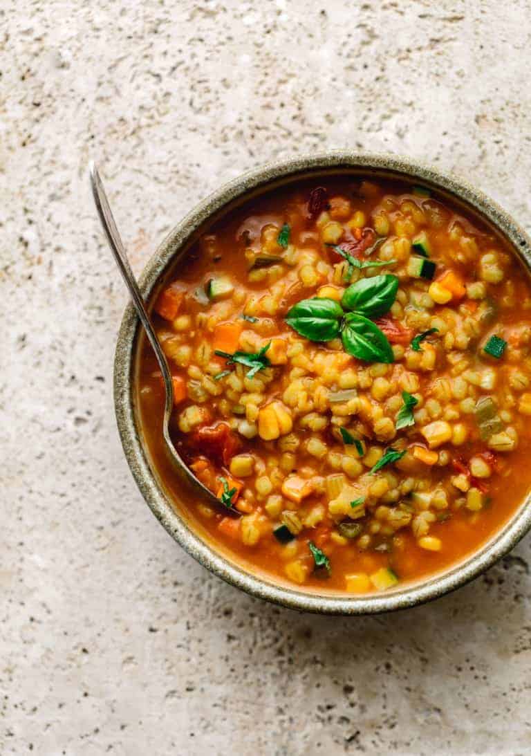 Instant Pot Barley Soup - Posh Journal