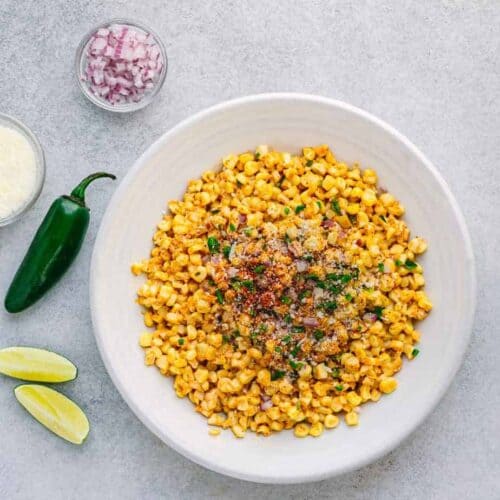 Elotes Mexicanos - Mexican Corn Salad | Posh Journal