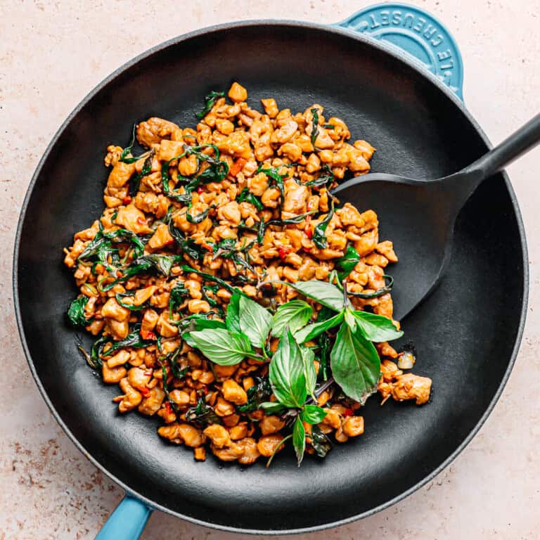 Easy Thai Basil Chicken (Pad Krapow Gai) - Posh Journal