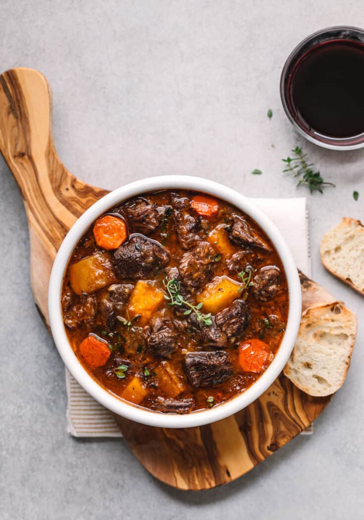 Pressure Cooker Autumn Beef Stew - Posh Journal