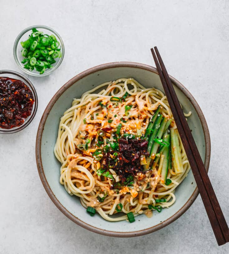Sesame Noodles (Ma Jiang Mian) - Posh Journal