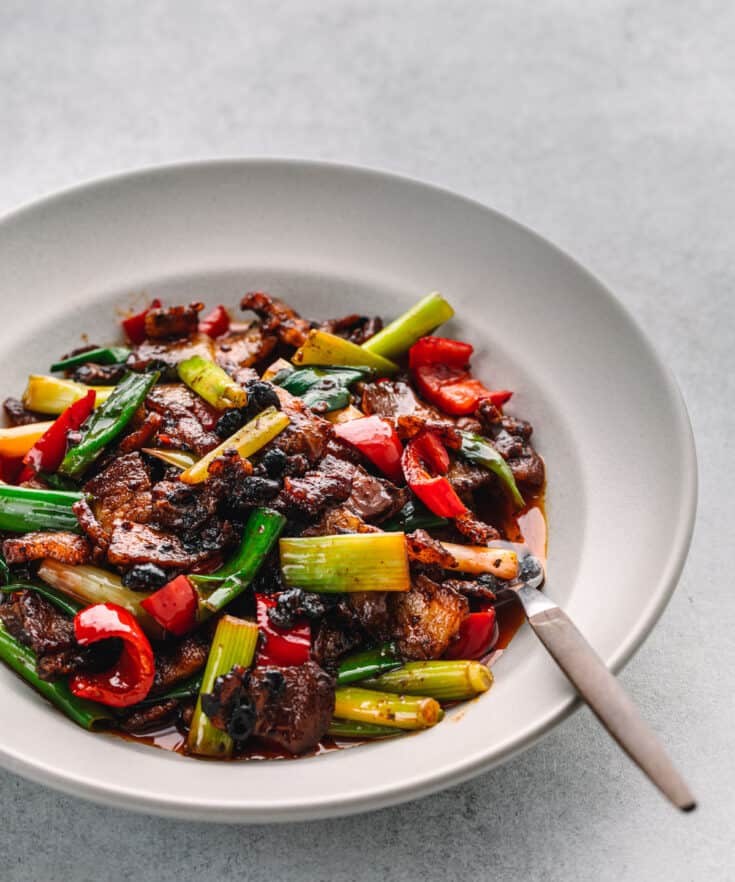 Twice-Cooked Pork Belly - (Szechuan Hui Guo Rou) - Posh Journal