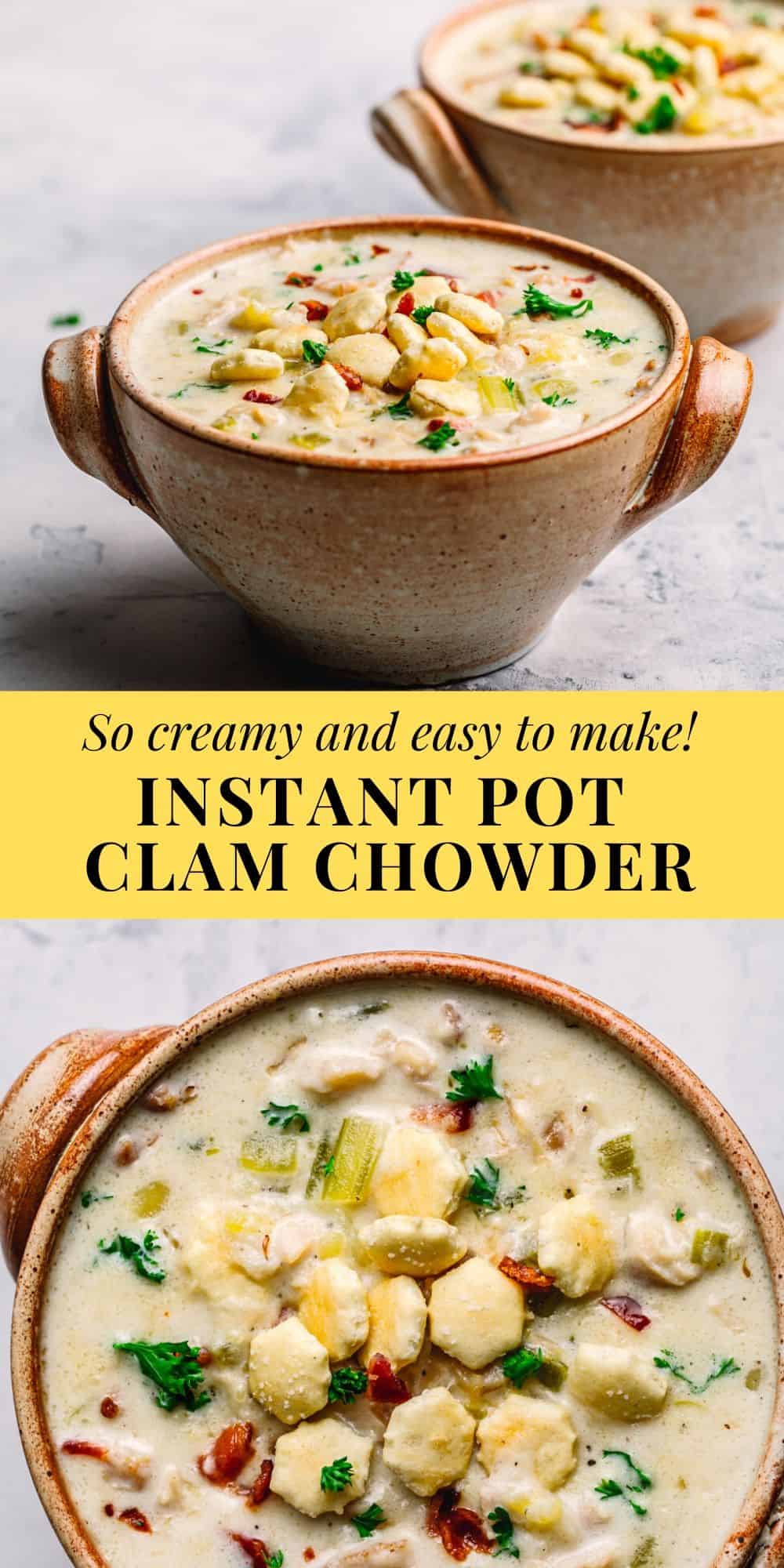 Instant Pot Clam Chowder - Posh Journal
