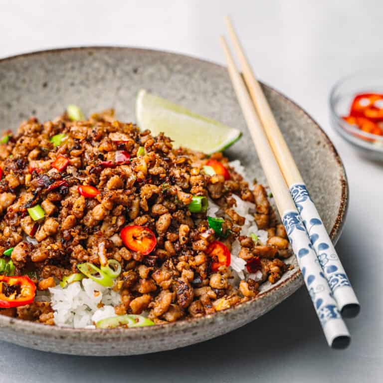 Vietnamese Caramelized Pork Bowls - Posh Journal