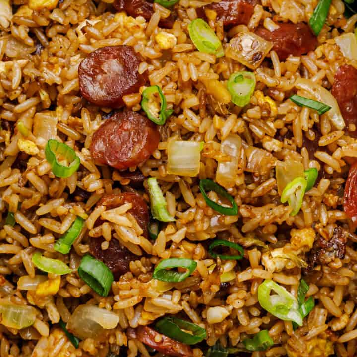 Chinese Sausage Fried Rice - Posh Journal