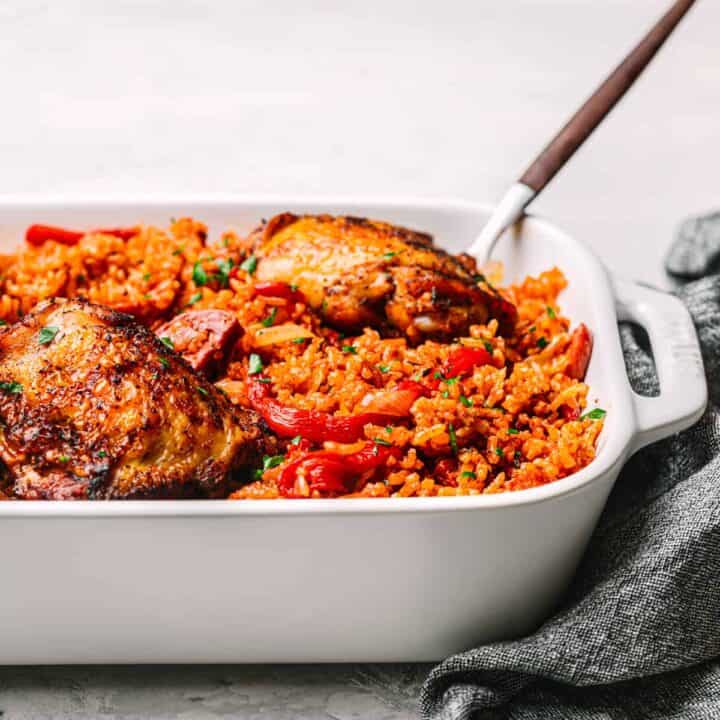 Chicken and Chorizo Rice - Posh Journal