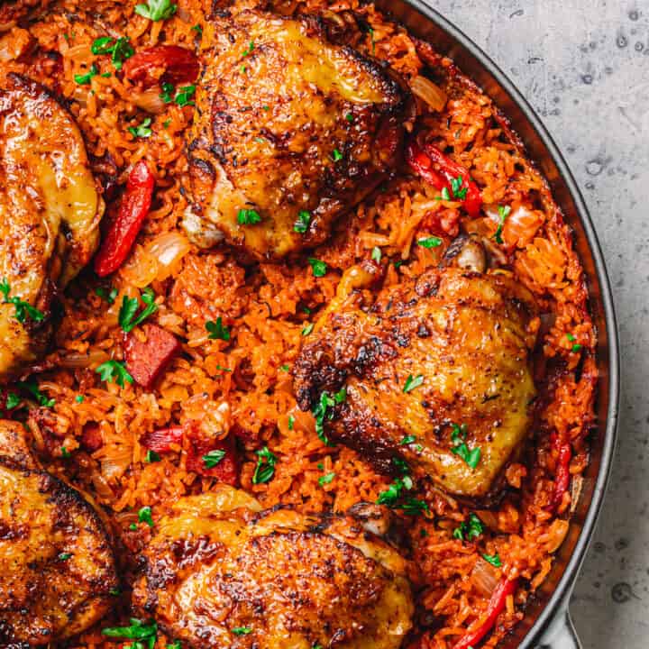 Chicken and Chorizo Rice - Posh Journal