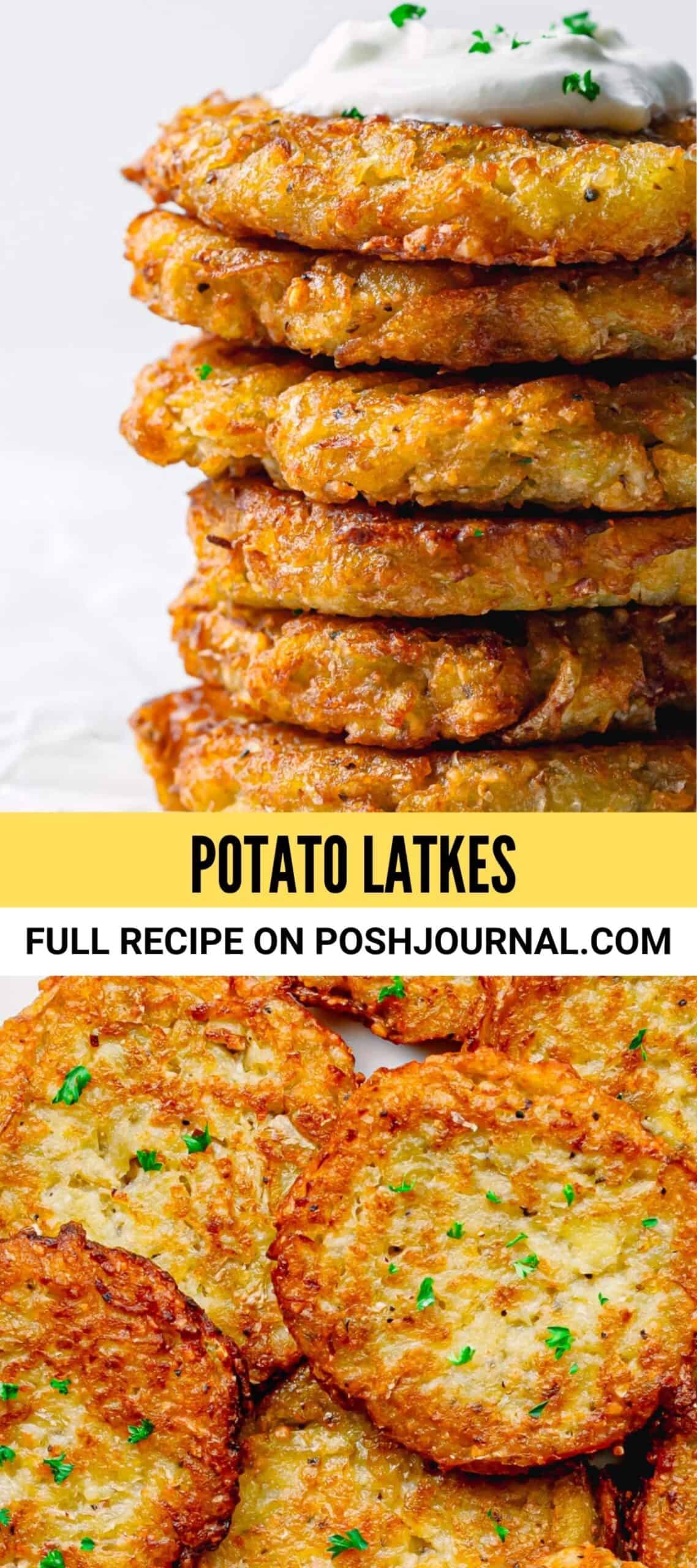 Potato Latkes (Jewish Potato Pancakes) - Posh Journal