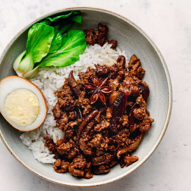 Lu Rou Fan (Taiwanese Braised Pork) - Posh Journal