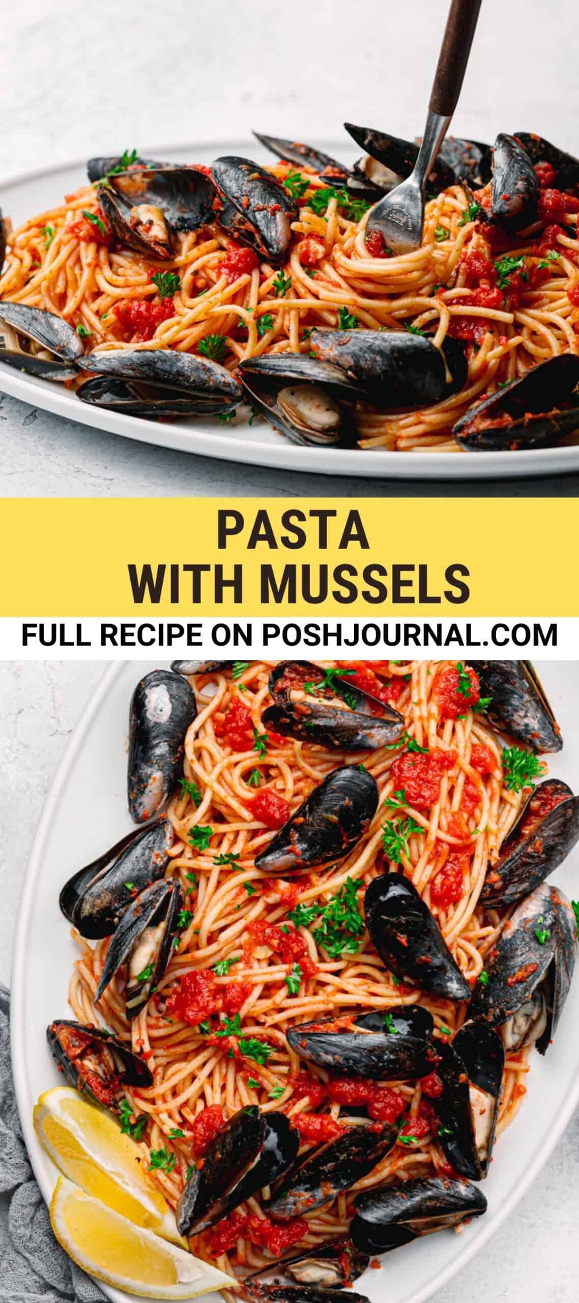 Pasta with Mussels - Posh Journal