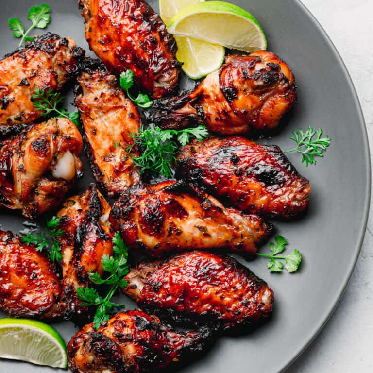 Thai BBQ Chicken Wings (Grill or Bake) | Posh Journal