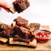 Pressure Cooker BBQ Beef Ribs (Ninja Foodi or Instant Pot) - Posh Journal