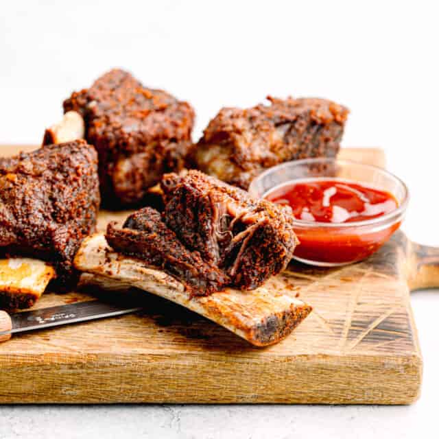 Pressure Cooker BBQ Beef Ribs (Ninja Foodi or Instant Pot) - Posh Journal