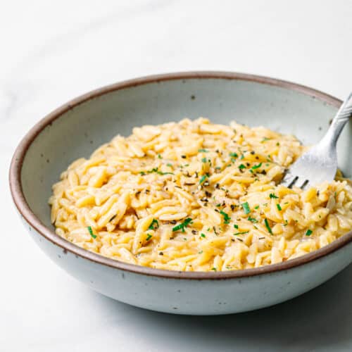 Creamy Orzo Risotto - Posh Journal