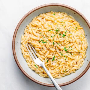 Creamy Orzo Risotto - Posh Journal