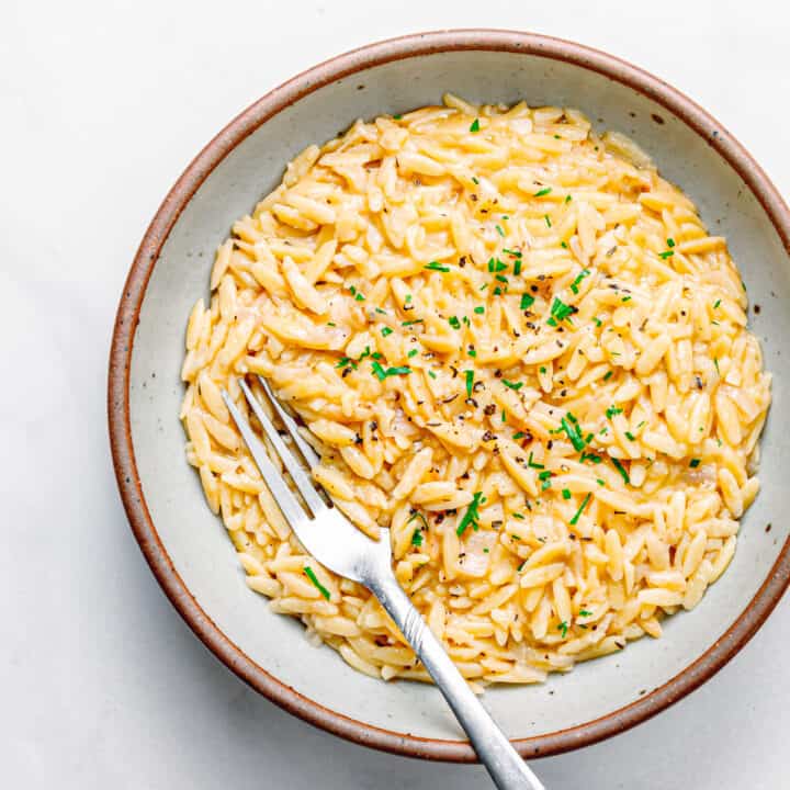 Creamy Orzo Risotto - Posh Journal