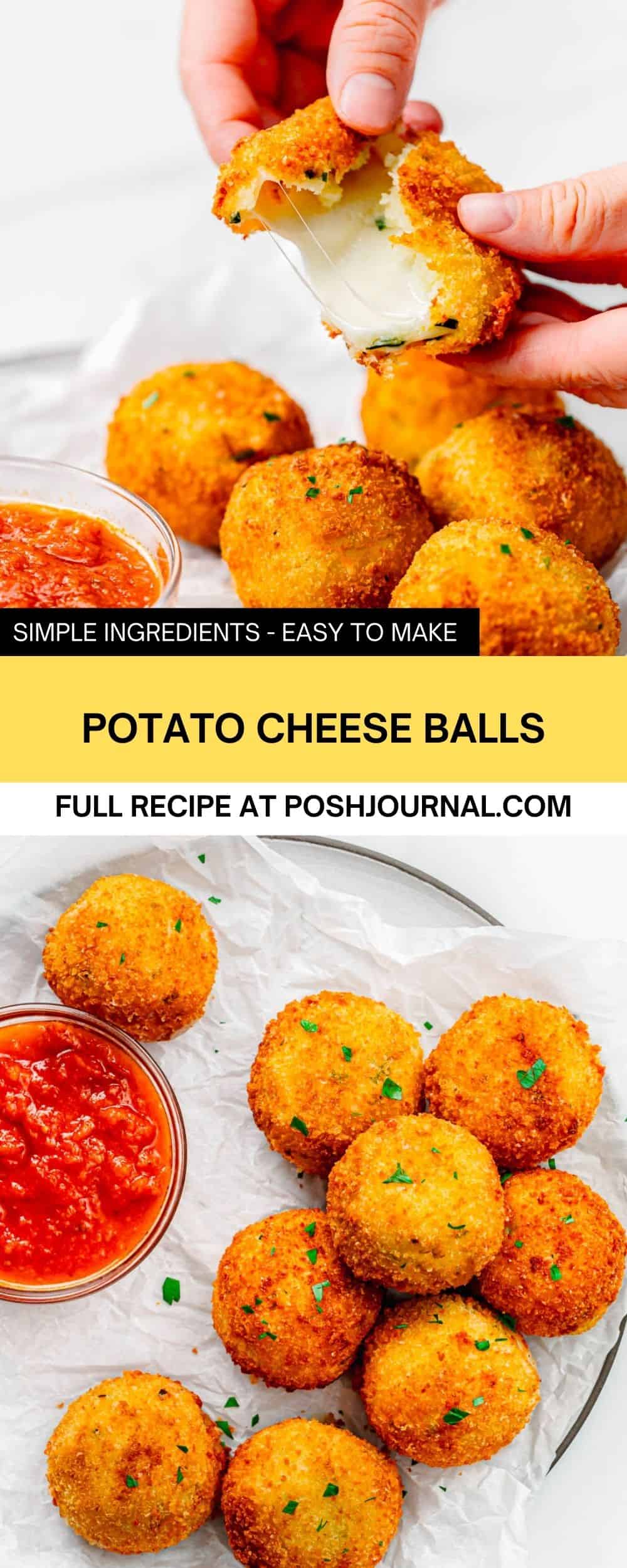 Potato Cheese Balls - Posh Journal