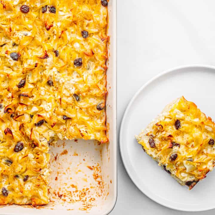 Kugel Recipe (Jewish Baked Noodle Pudding) - Posh Journal