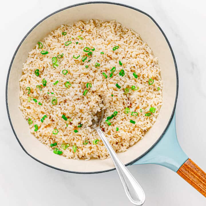 Garlic Ginger Rice - Posh Journal