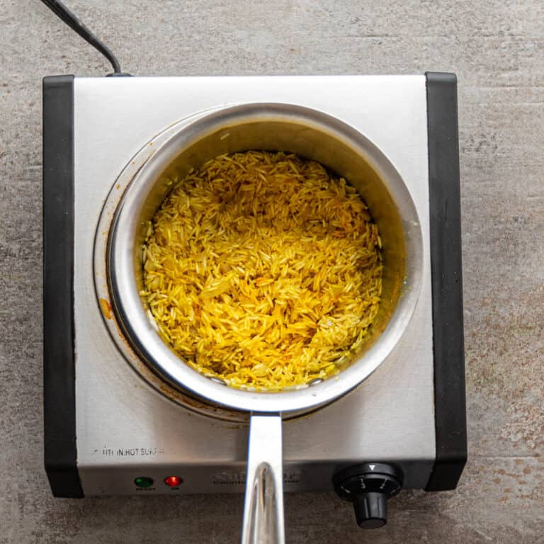How to Make Saffron Rice on the Stove or in an Instant Pot - Posh Journal