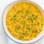 How to Make Saffron Rice on the Stove or in an Instant Pot - Posh Journal