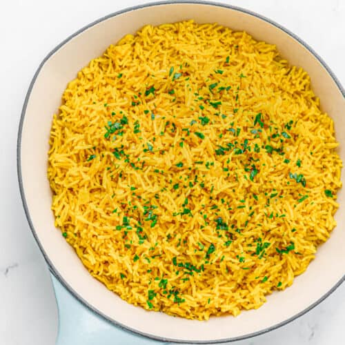 How to Make Saffron Rice on the Stove or in an Instant Pot - Posh Journal