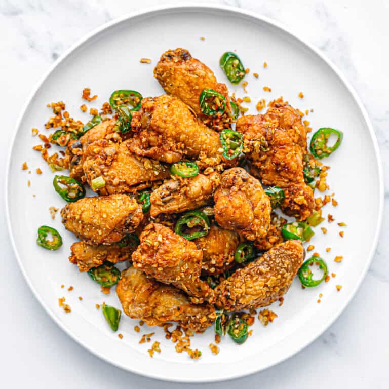 Chinese Salt and Pepper Chicken Wings - Posh Journal