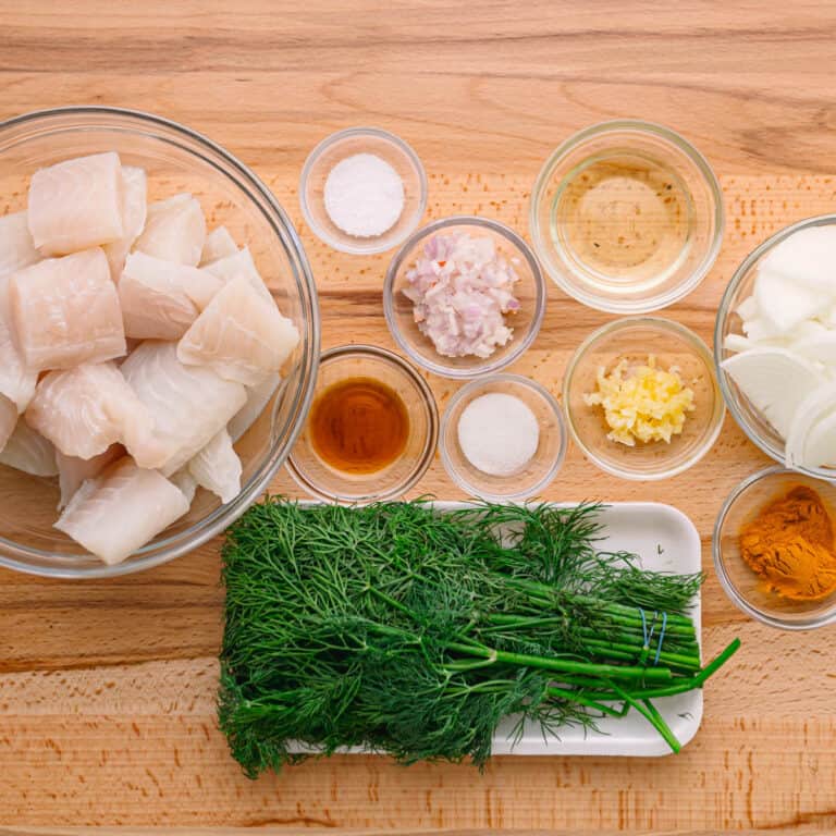 Cha Ca La Vong (Vietnamese Turmeric Fish with Dill) - Posh Journal