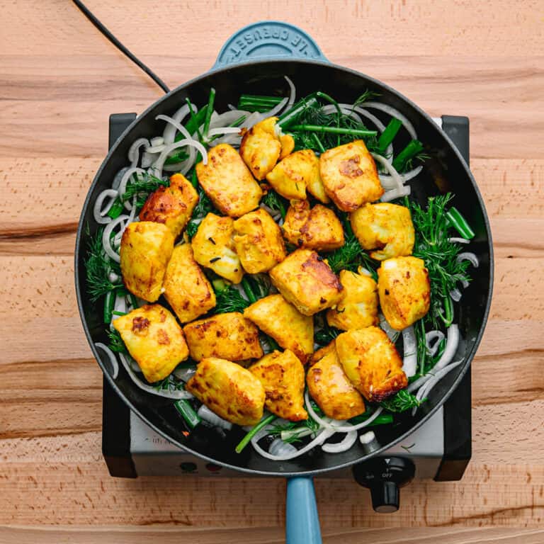 Cha Ca La Vong (Vietnamese Turmeric Fish with Dill) - Posh Journal