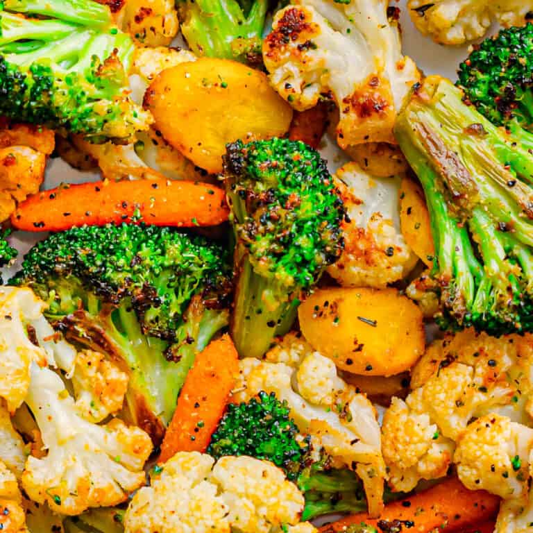 Roasted Frozen Vegetables - Posh Journal
