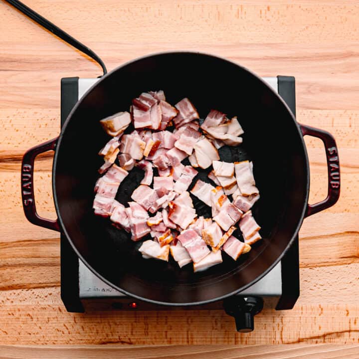 Southern Fried Cabbage with Bacon and Onions - Posh Journal