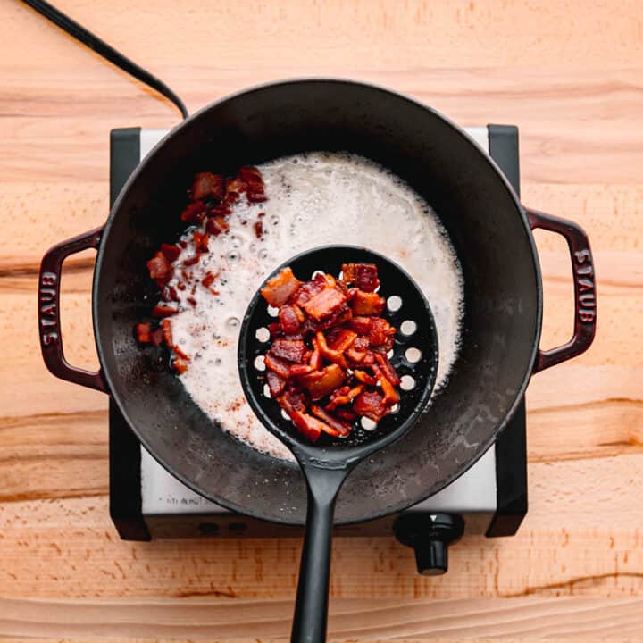 Southern Fried Cabbage with Bacon and Onions - Posh Journal