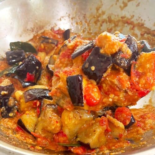 Terong Balado (Indonesian Sambal Eggplant) - Posh Journal