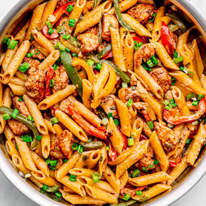 Jamaican Rasta Pasta (Jerk Chicken Pasta) - Posh Journal