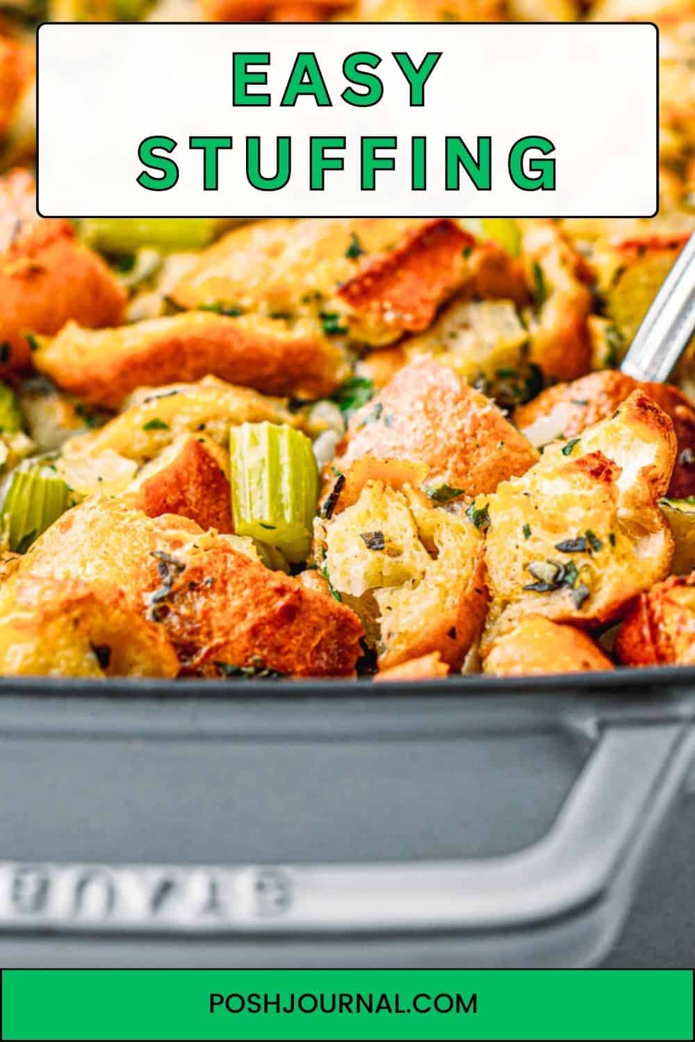Easy Stuffing Recipe - Posh Journal
