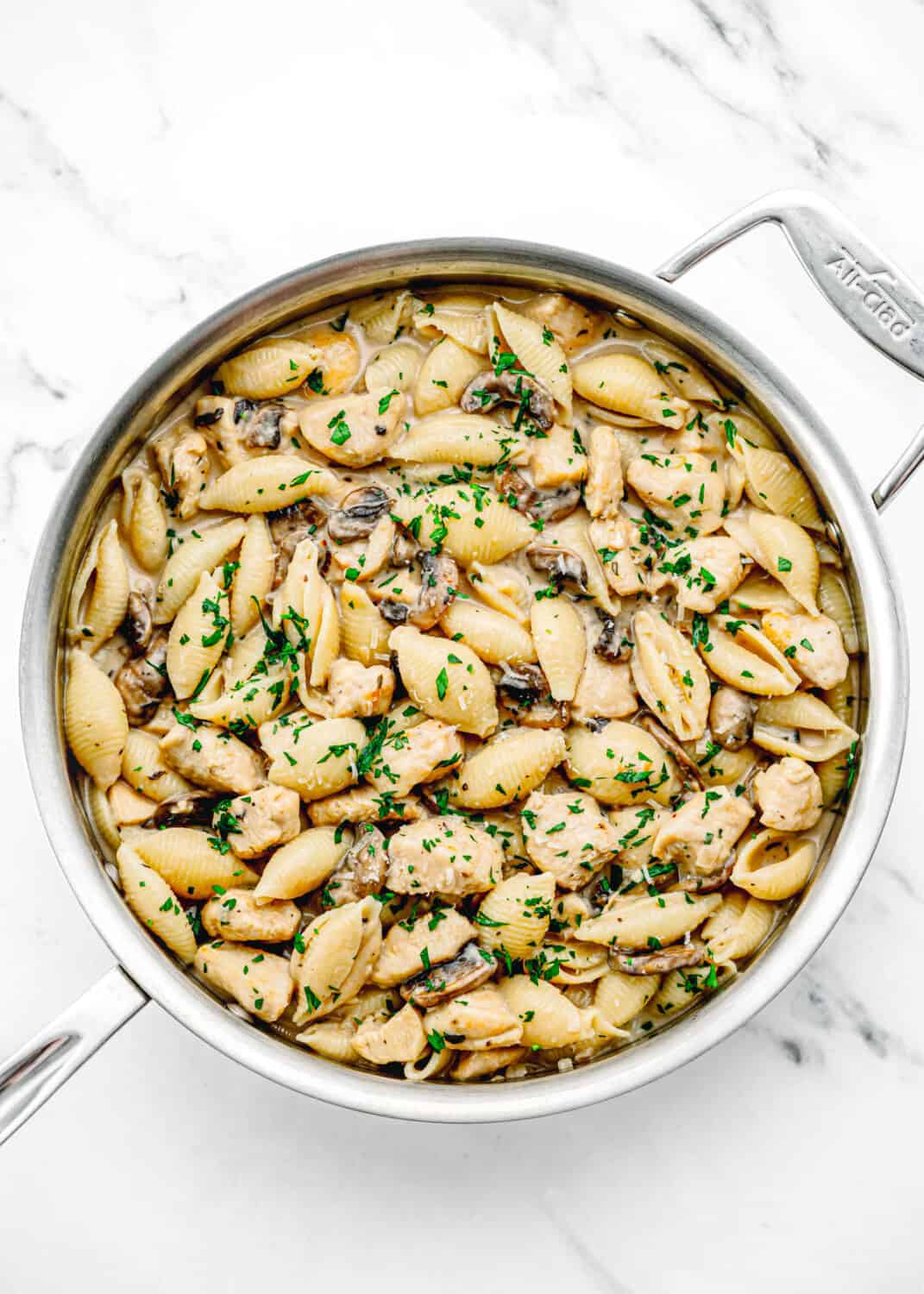 Chicken Marsala Pasta - Posh Journal