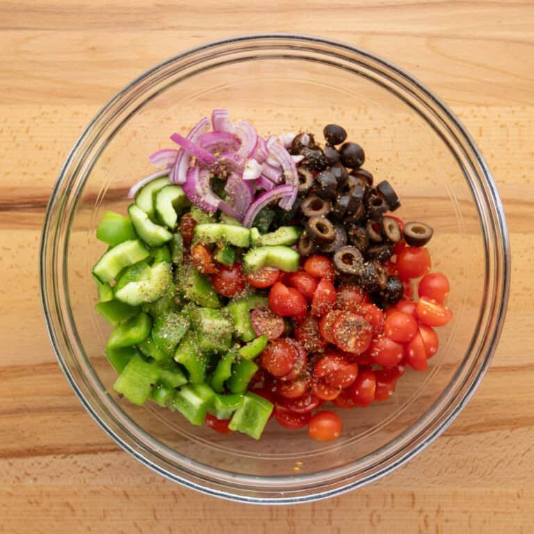 Greek Salad (Horiatiki) - Posh Journal