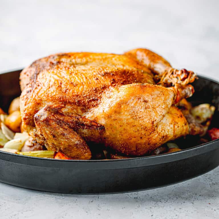 Roasted Whole Chicken with Vegetables - Posh Journal