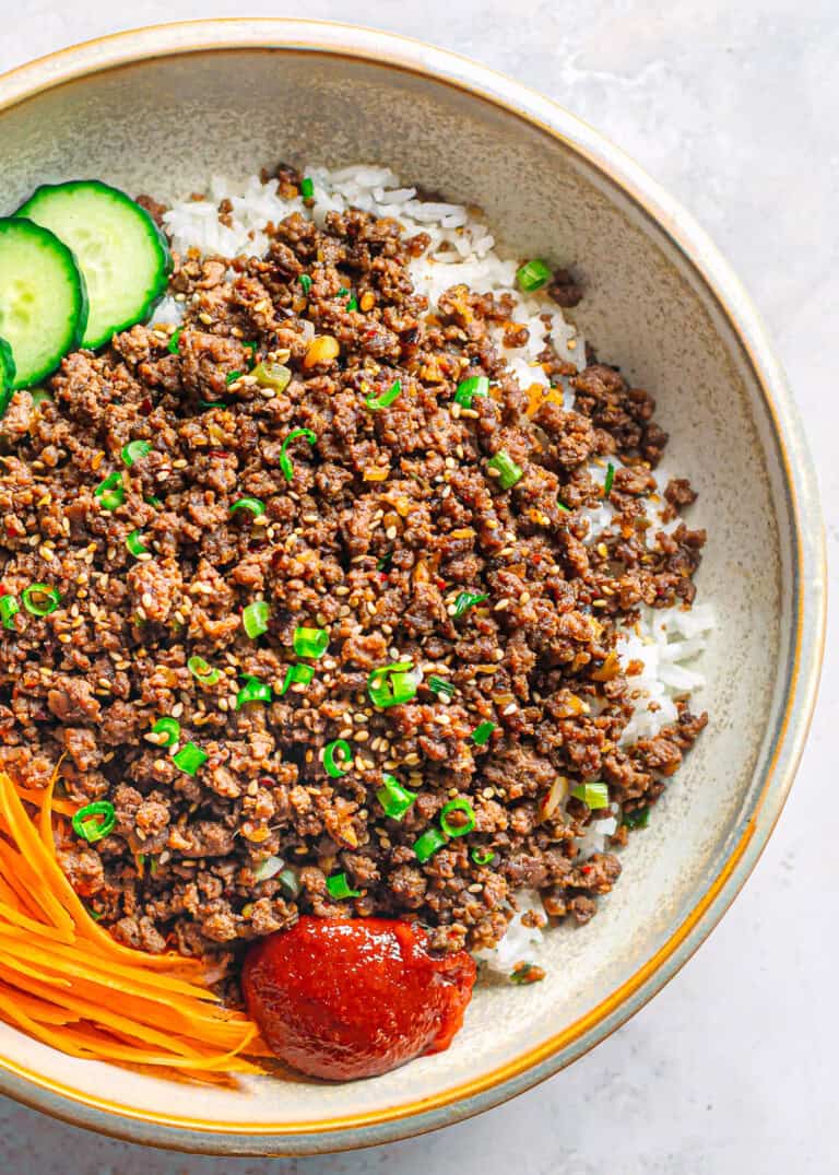 Korean Ground Beef Gochujang Recipe (Easy 20-Minute Recipe) - Posh Journal